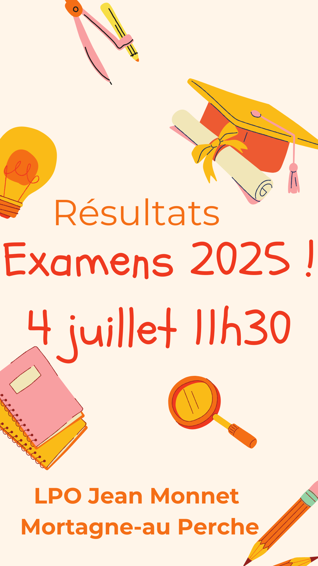 Résultats des examens 2025 : BAC GT et BAC PRO - Lycée polyvalent Jean Monnet